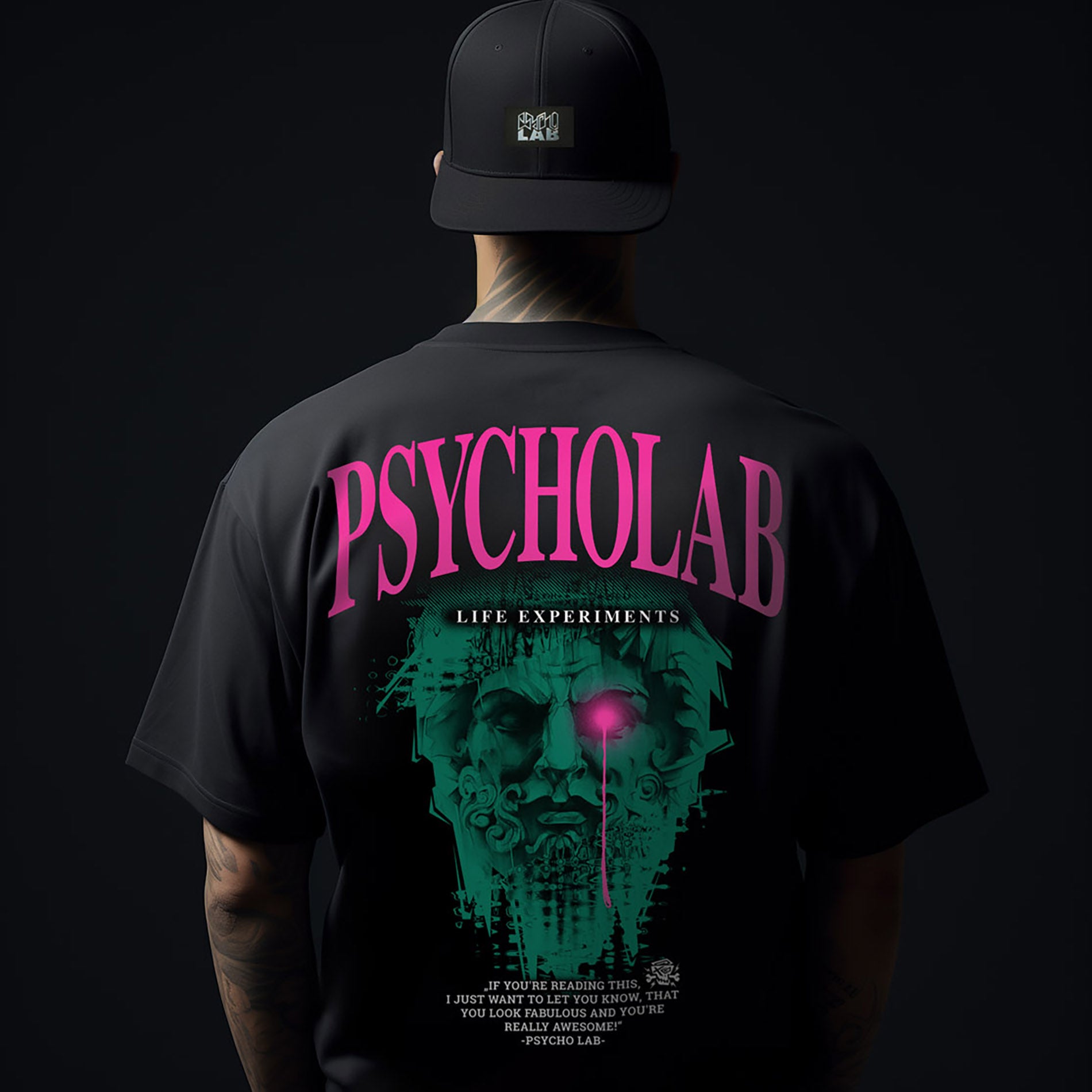 T-Shirt Knowledge Black - PsychoLab | Streetwear & Urban Style